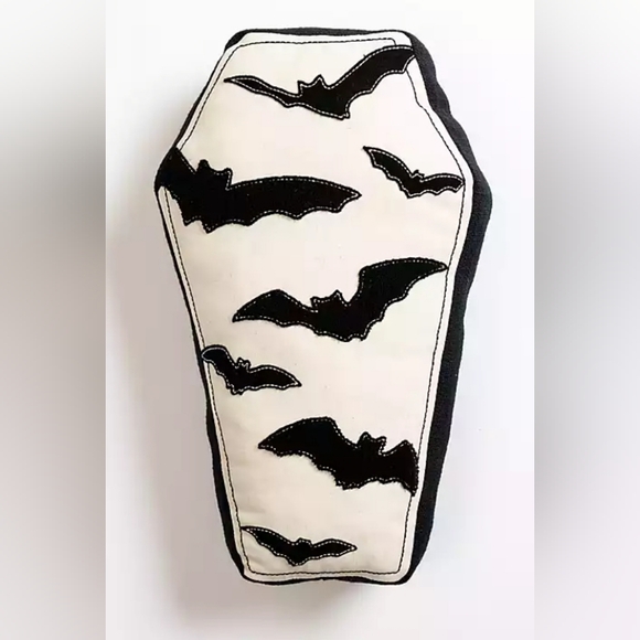 Kirklands | Accents | Iso Bat Coffin Pillow | Poshmark